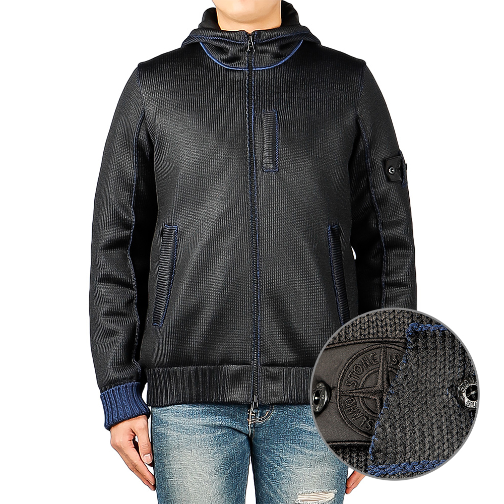 STONE ISLAND(스톤아일랜드) [스톤아일랜드] 20FW (7319508A6 V0021) 남성 쉐도우프로젝트 니트 자켓 | S.I.VILLAGE (에스아이빌리지)