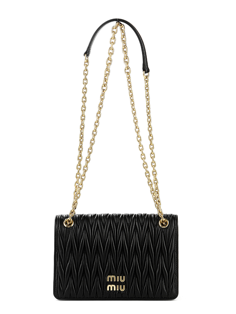 MIU MIU(MIU MIU) [미우미우] 23FW (5BP065 N88 NERO) 여성 크로스백 | S.I.VILLAGE (에스아이빌리지)