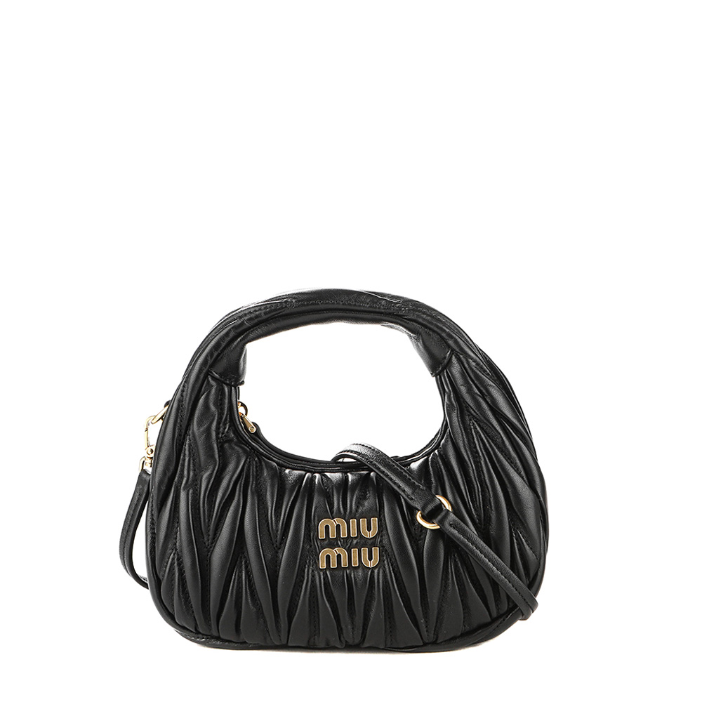 MIU MIU(MIU MIU) [미우미우] 23FW (5BP078 N88 NERO) 여성 미니 숄더백 | 신세계V