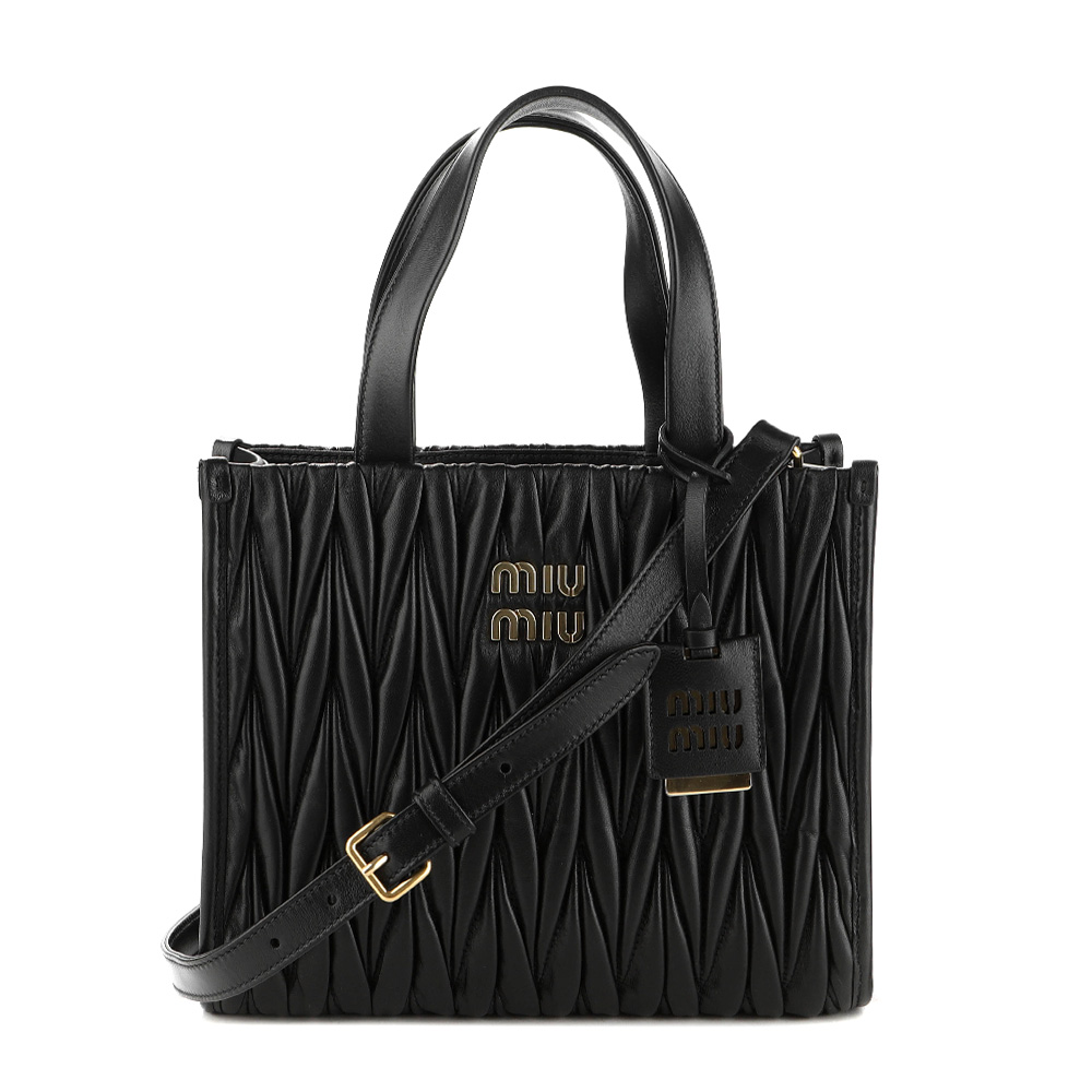 MIU MIU(MIU MIU) [미우미우] 23SS (5BG263 N88 NERO) 여성 숄더백 | S.I.VILLAGE (에스 ...